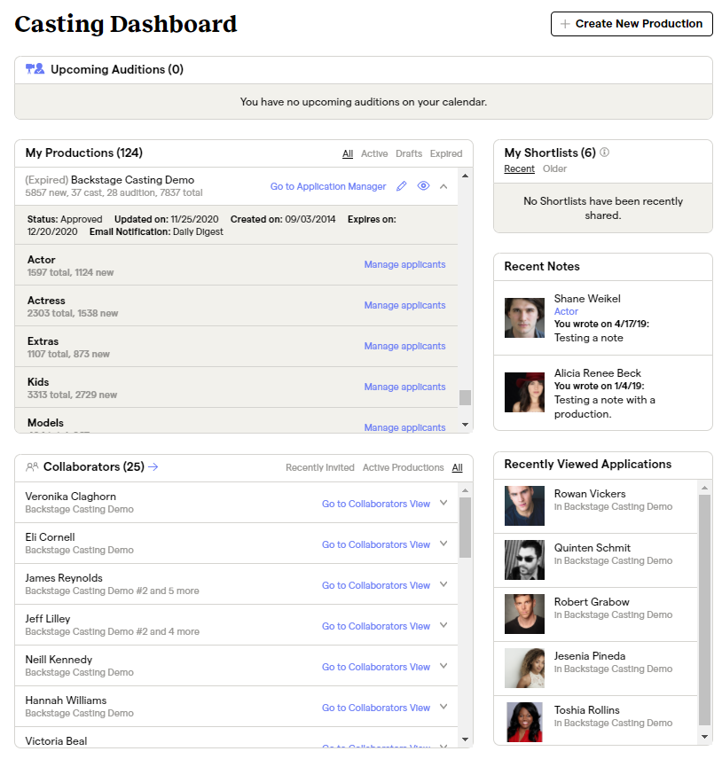 User Guide: Casting with Backstage - Learn How to Cast Productions