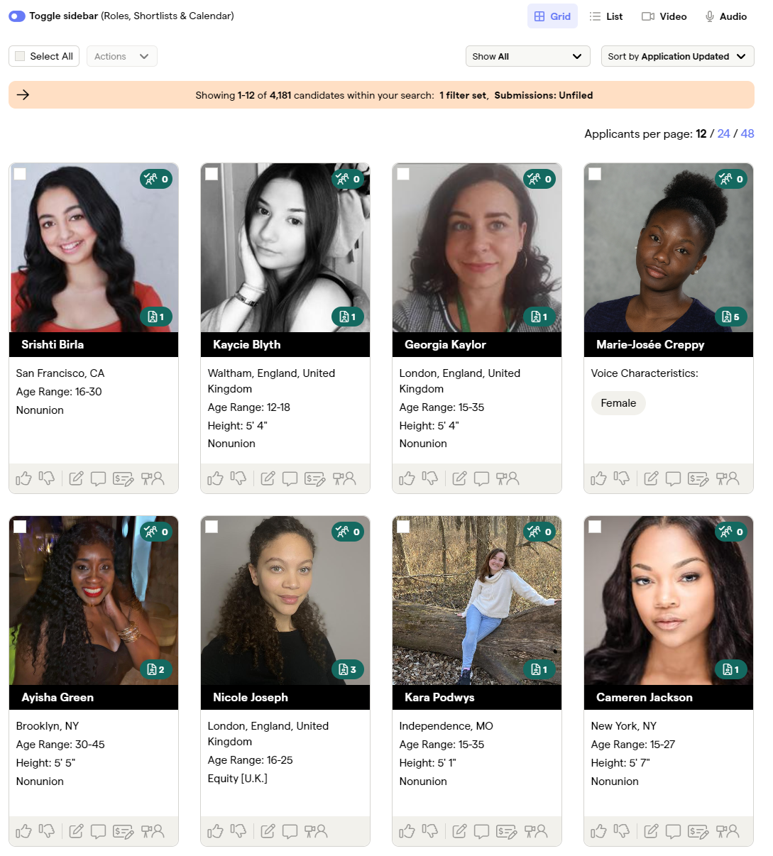 User Guide: Casting with Backstage + StarNow -- Hiring Tools