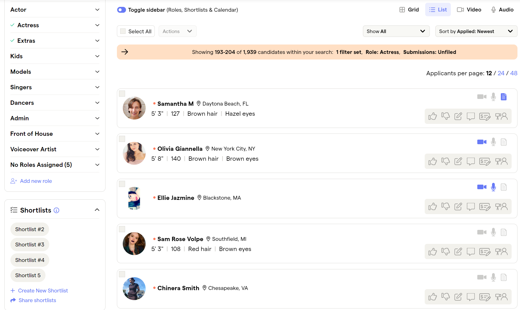 User Guide: Casting with Backstage + StarNow -- Hiring Tools